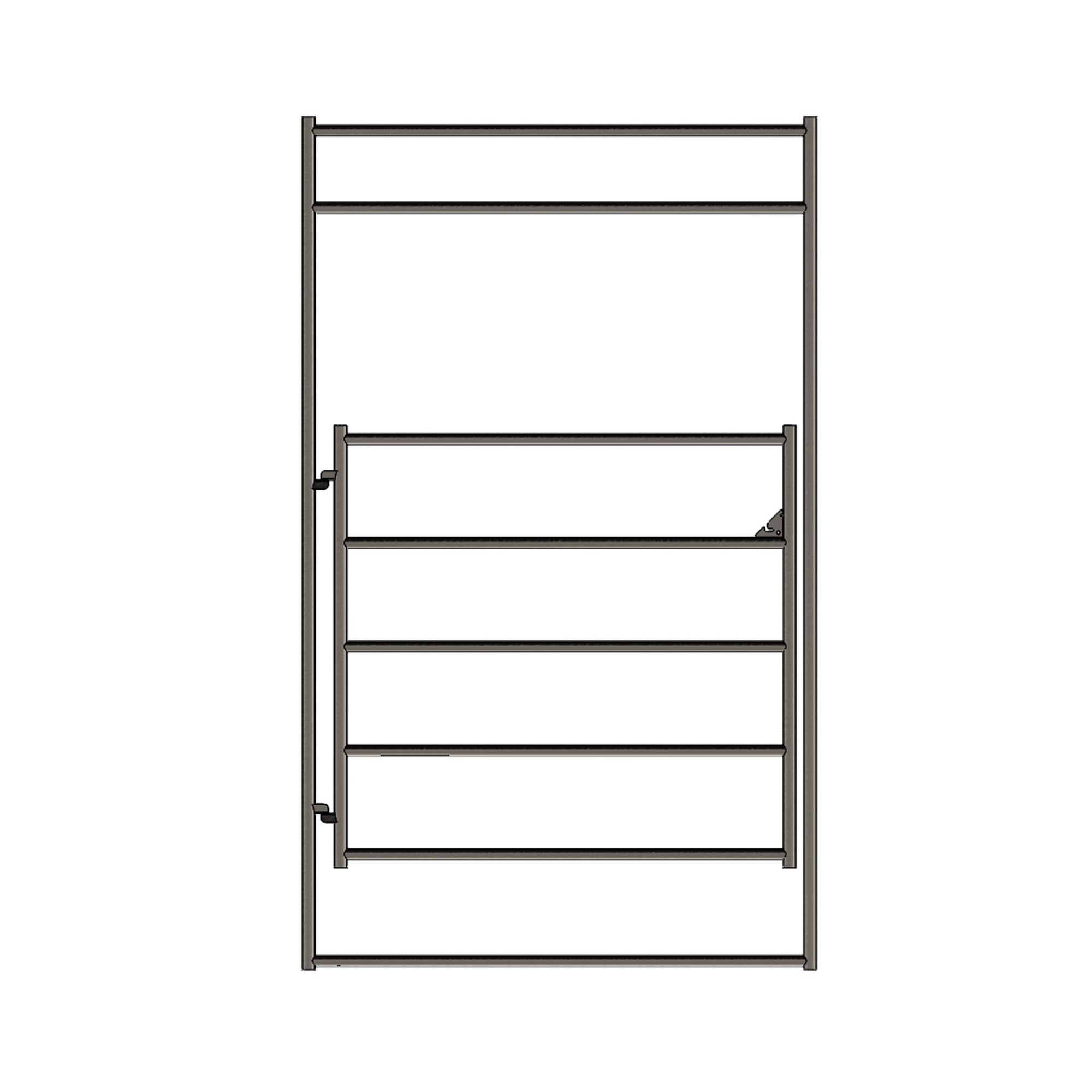 Standard Bow Gate 4 Ft 6 In (5 Rail) | For Sale | Livestock Corrals